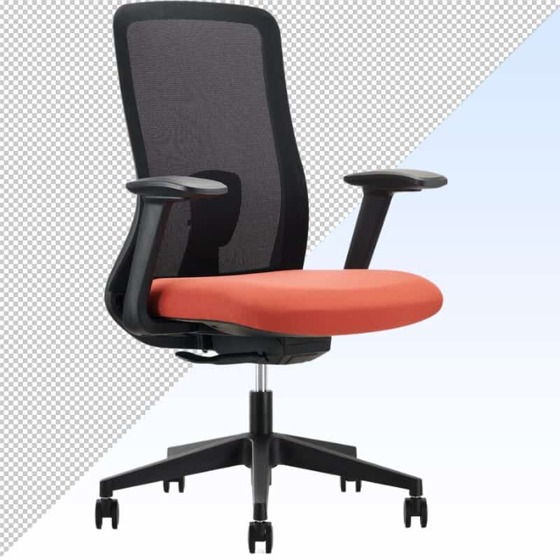 MC-B214 Foldable Mesh Office Chair with Anti-Roll Locking and ...