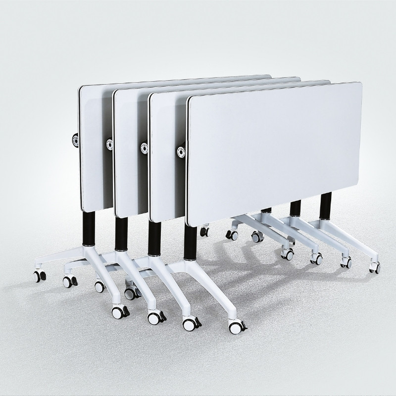 Modern Foldable Training Table Adjustable Folding Modular Study Desk ...